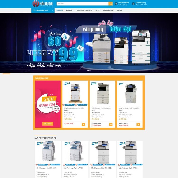 Theme máy photocopy FPC - Codedep.net