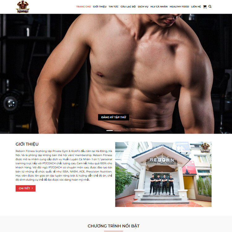 Theme phòng gym Reborn - Codedep.net